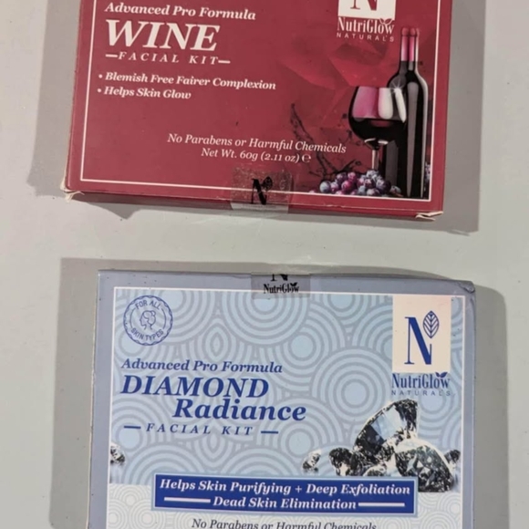 Makeup | New Nutriglow Wine And Diamond Radiance Facial Kit Set | Poshmark
